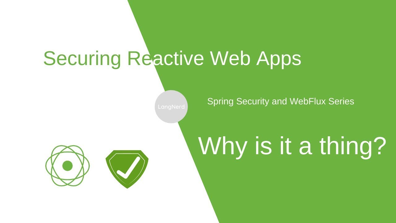 Tutorial on Spring Security & WebFlux
