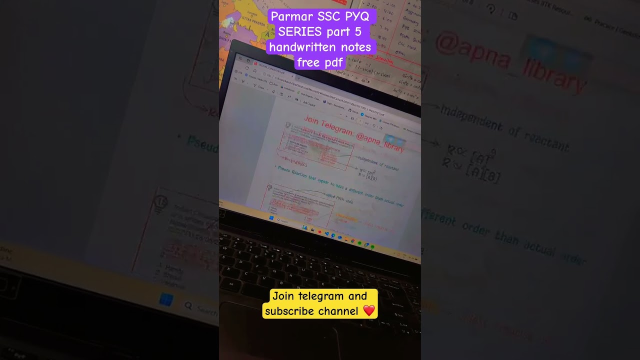 PARMAR SSC PUQ SERIES PART 5 handwritten notes free pdf ❤️ #onlycgl #parmarssc #ssccgl #cgl2025
