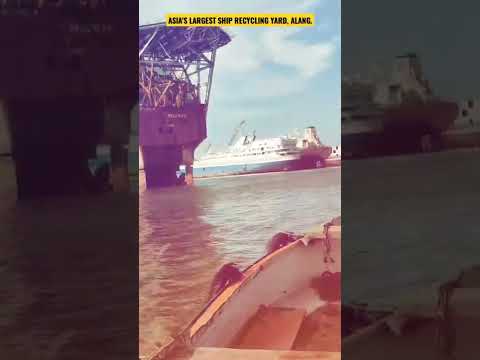 Asia's Largest Ship Recycling Yard, Alang.