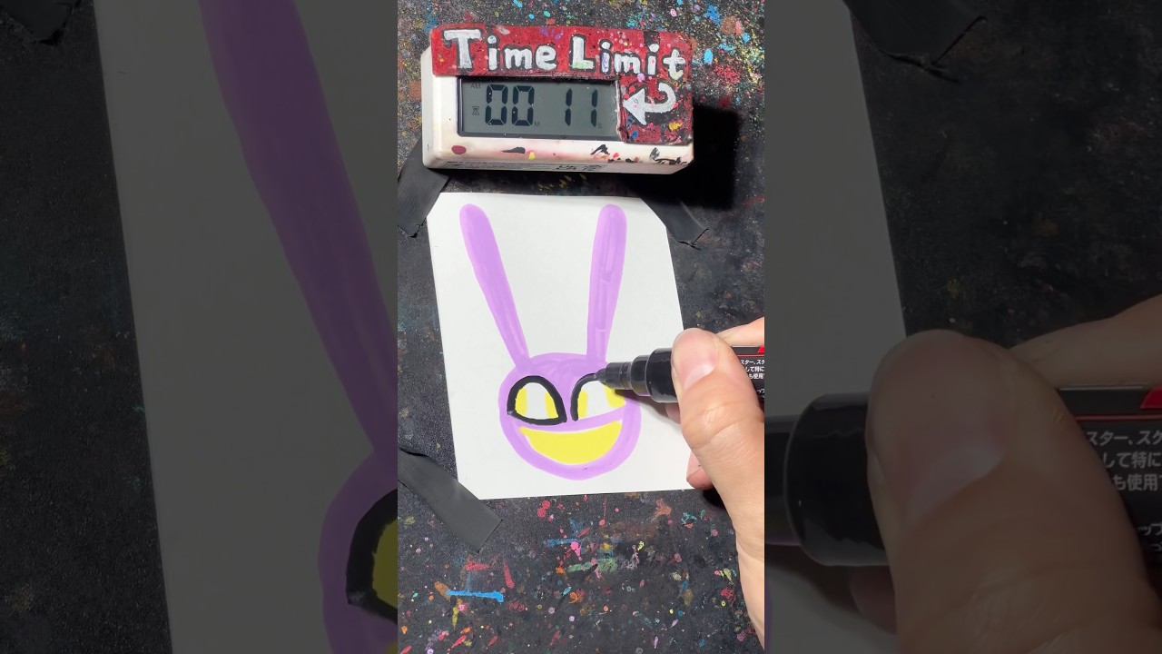 【ASMR】Drawing JAX in 40 Sec