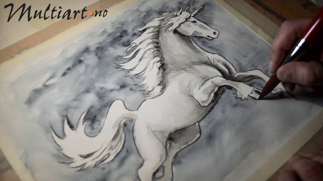 Unicorn speed painting
