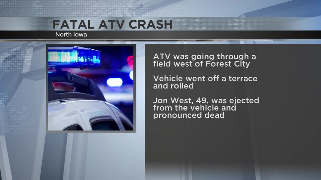 1 killed, another airlifted after ATV crash in north Iowa