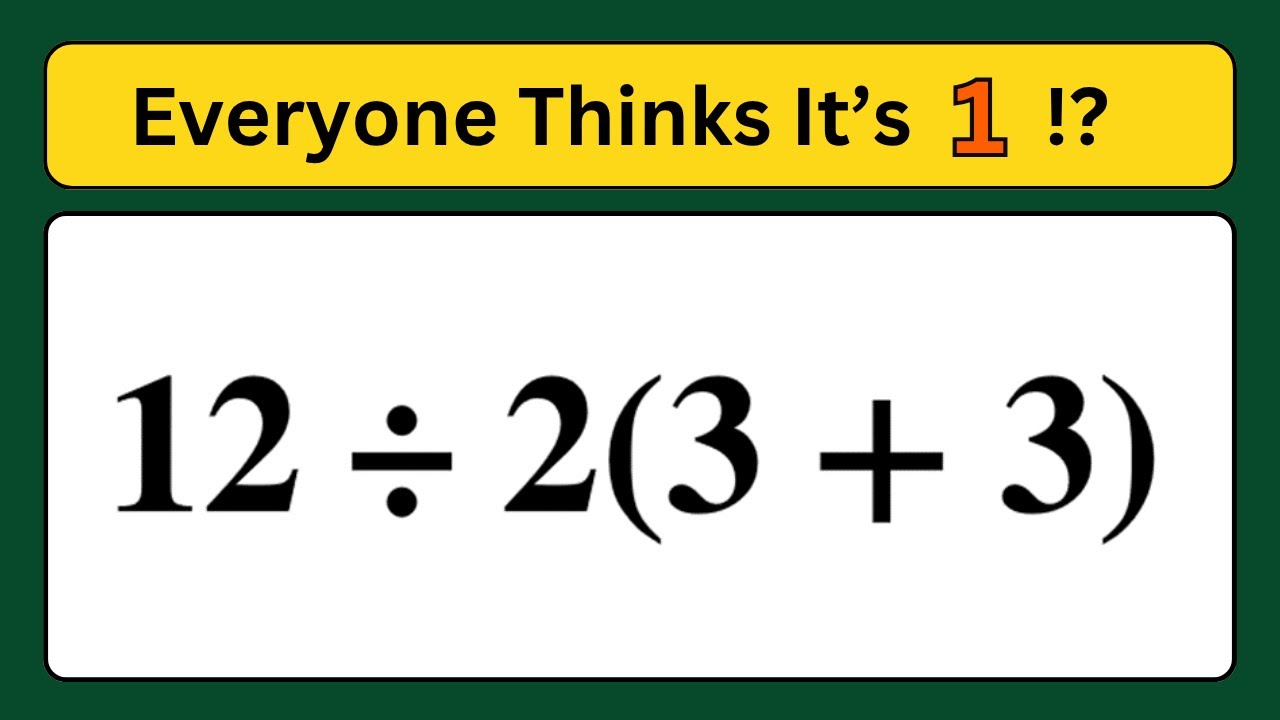Everyone Thinks It’s 1… But It’s Not! Simplify algebraic expression