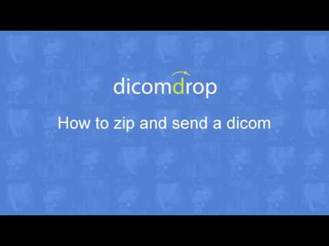 How to zip and send a dicom