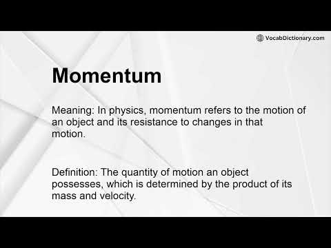 Momentum Meaning