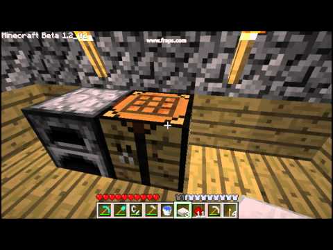 Minecraft How to make a stone slab