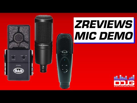 Mic Comparison Video with Z Reviews! CAD and Audio Technica Mic's Set Up and Tested