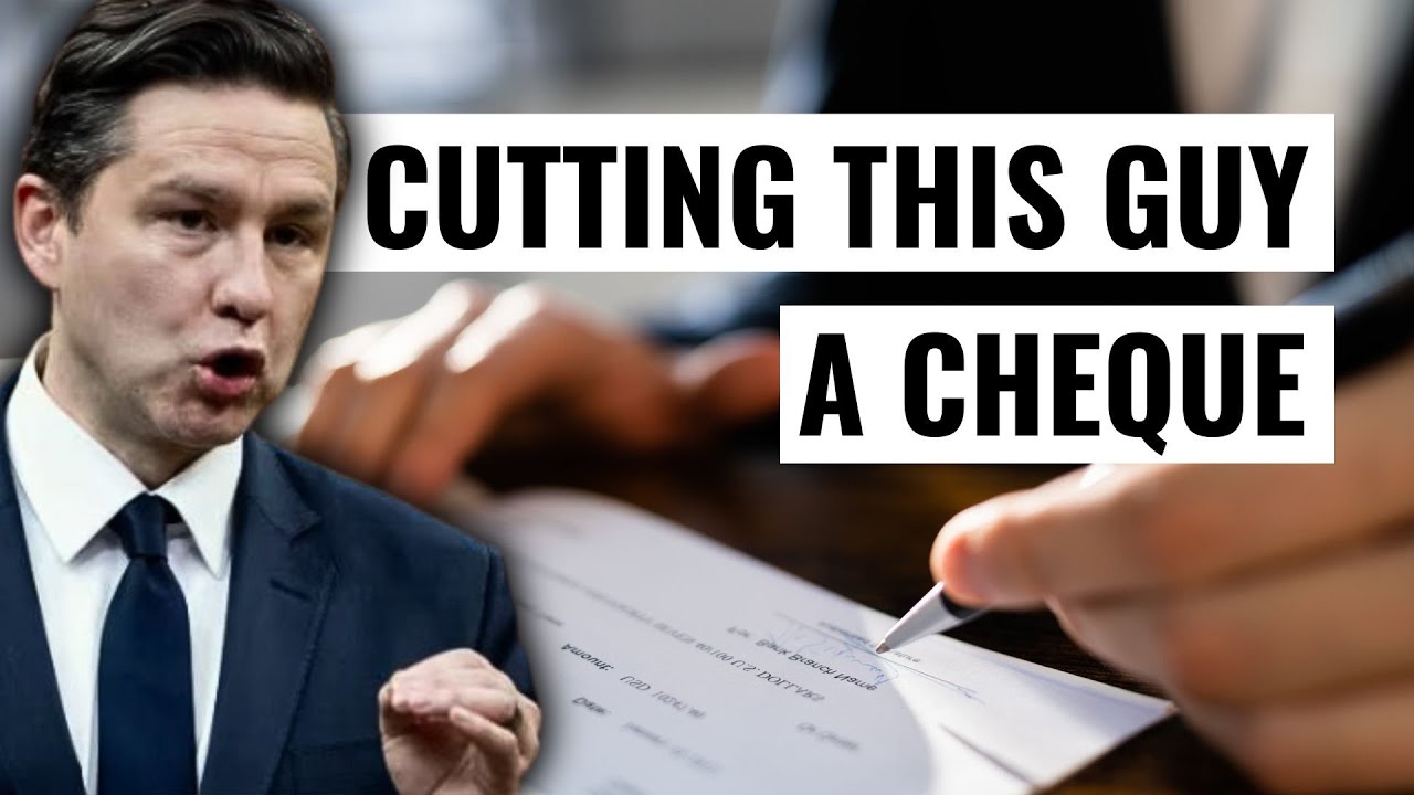I'm going to have to send Pierre Poilievre a cheque