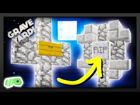 Minecraft - How To Make A Graveyard