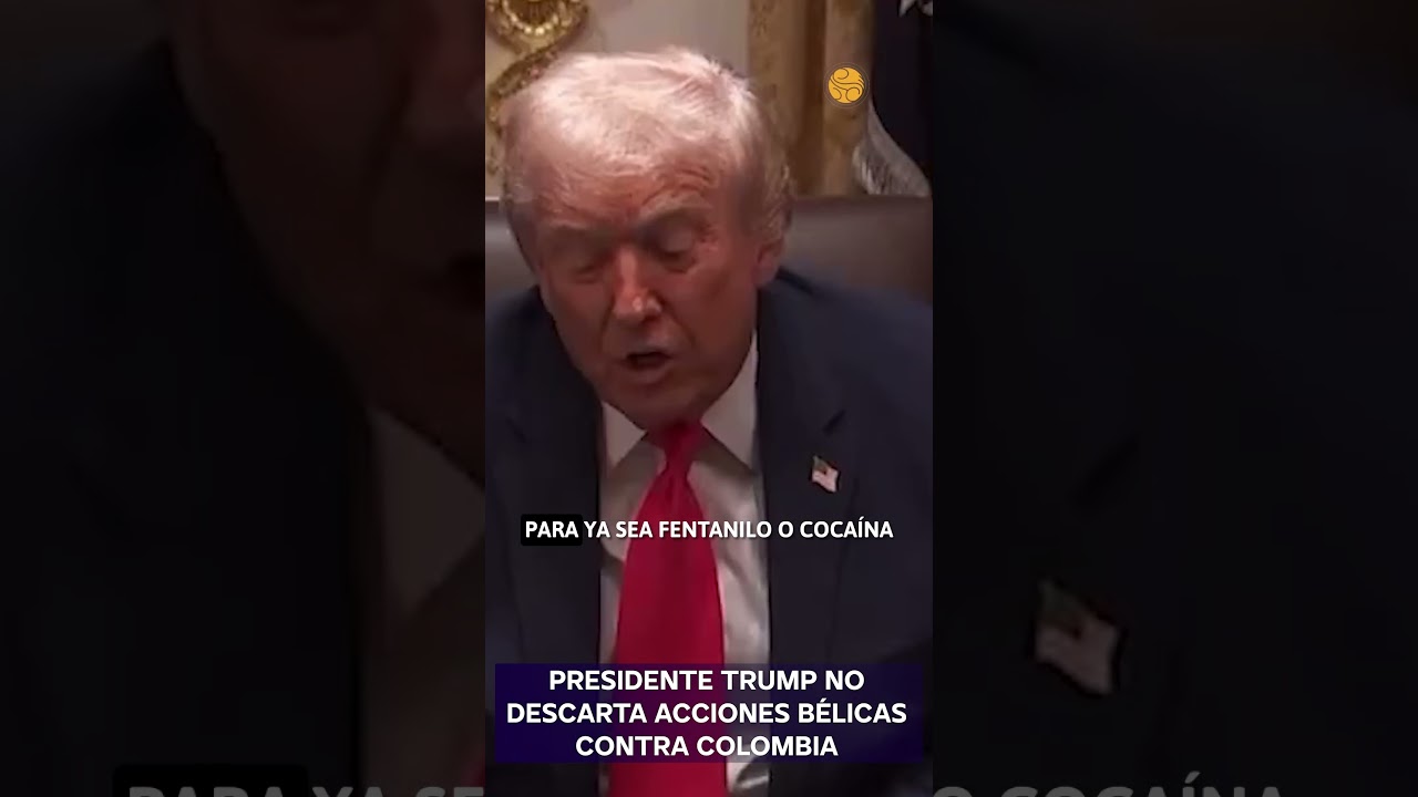 La AMENAZA de Donald TRUMP sobre COLOMBIA: “está sujeto a un ataque”| RTVC Noticias