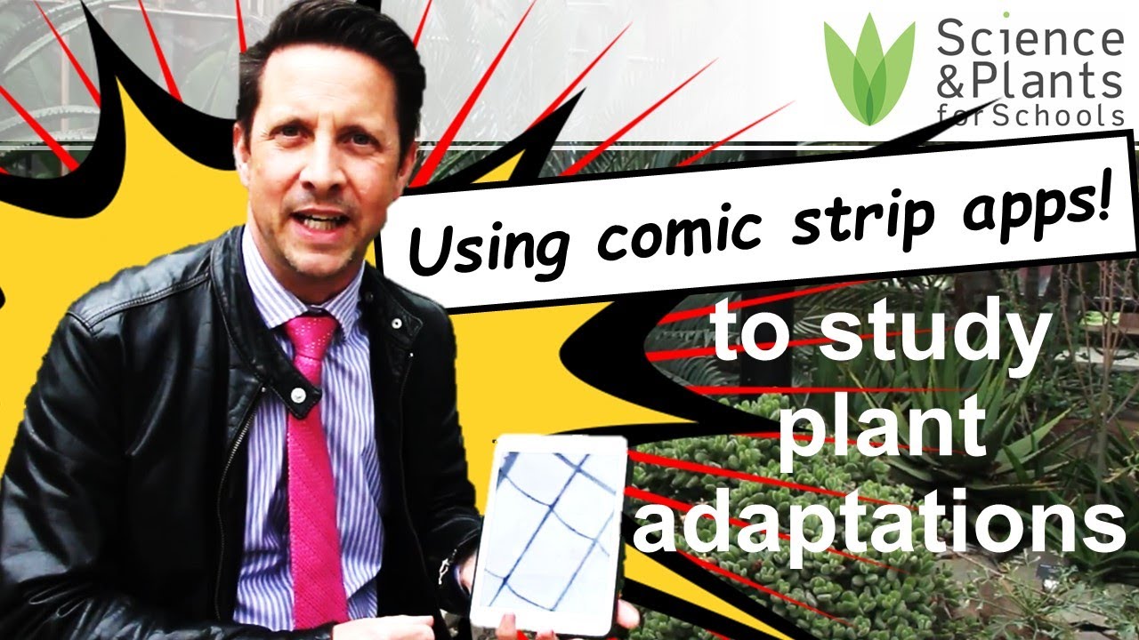 Using comic strip apps to study plant adaptations 🤳💥