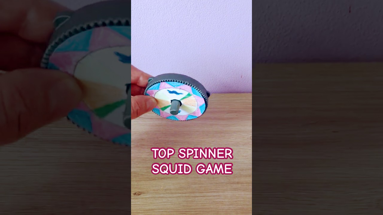 How to make Squid Game spinning top