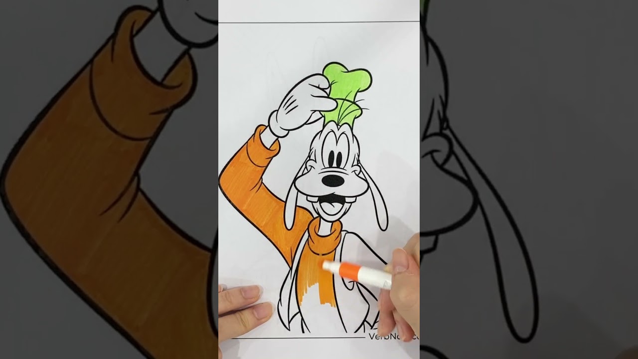Goofy Coloring Pages | Easy & Fun Disney Coloring Pages