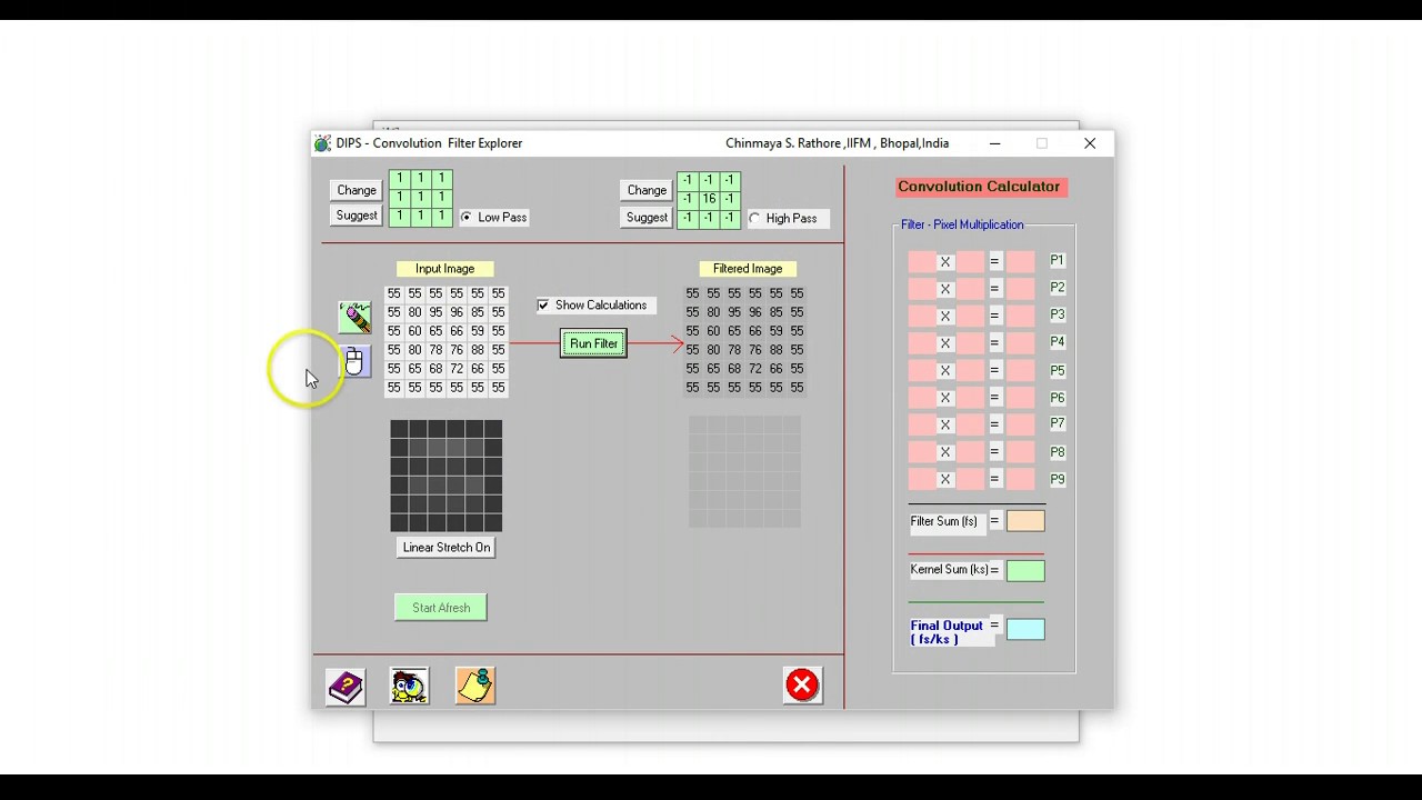 Digital Image Processing Simulator - DIPS Part 1