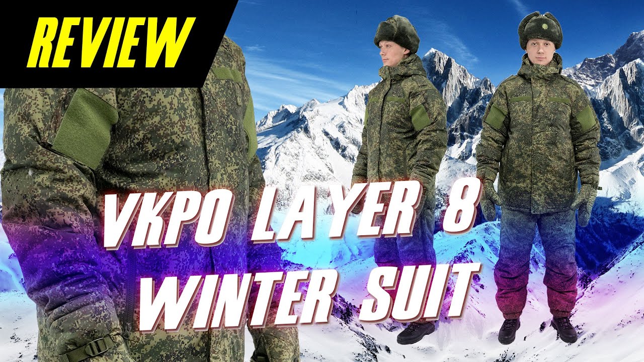 [REVIEW] BTK GROUP VKPO (VKBO) 8 LAYER WINTER SUIT. RUSSIAN ARMY CLOTHES.