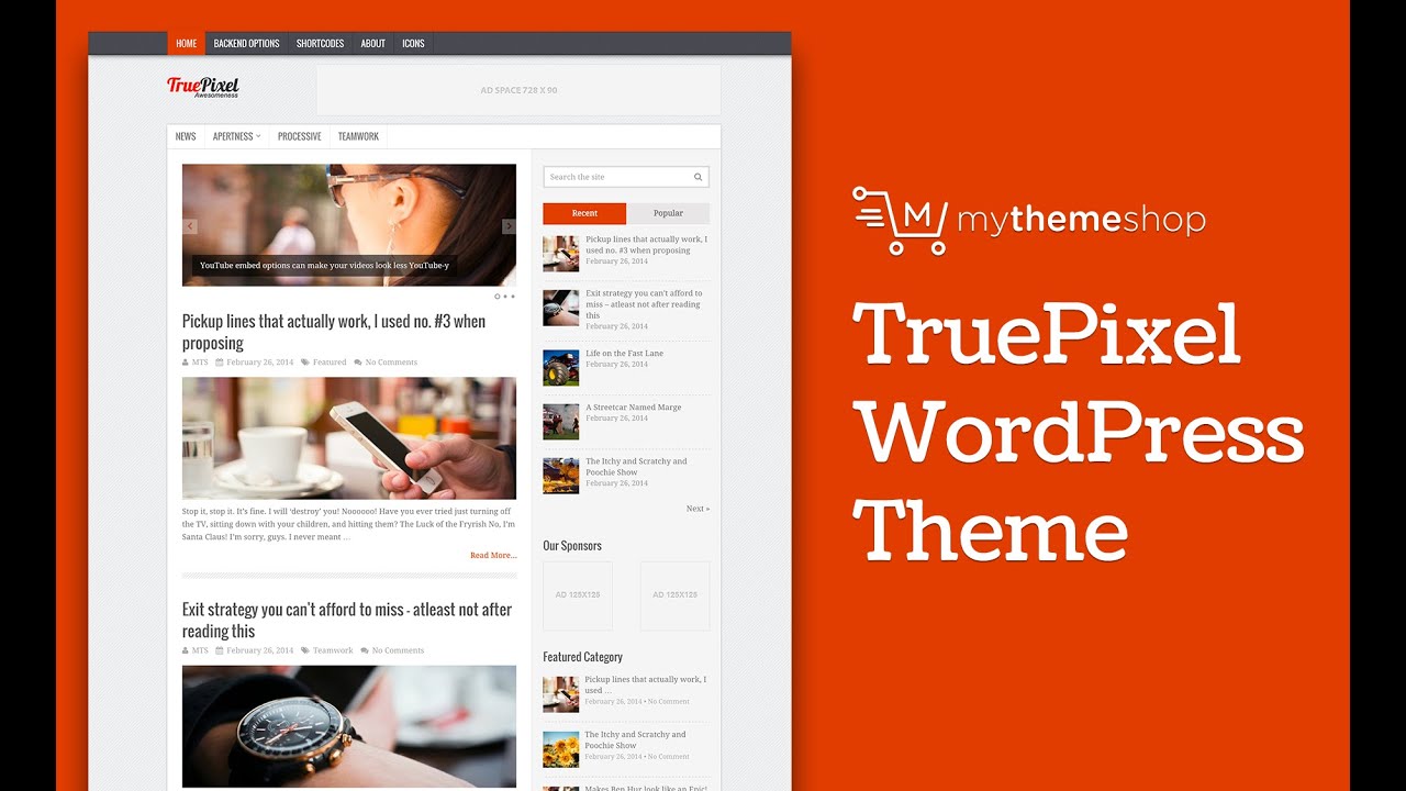 TruePixel WordPress Theme Setup Tutorial