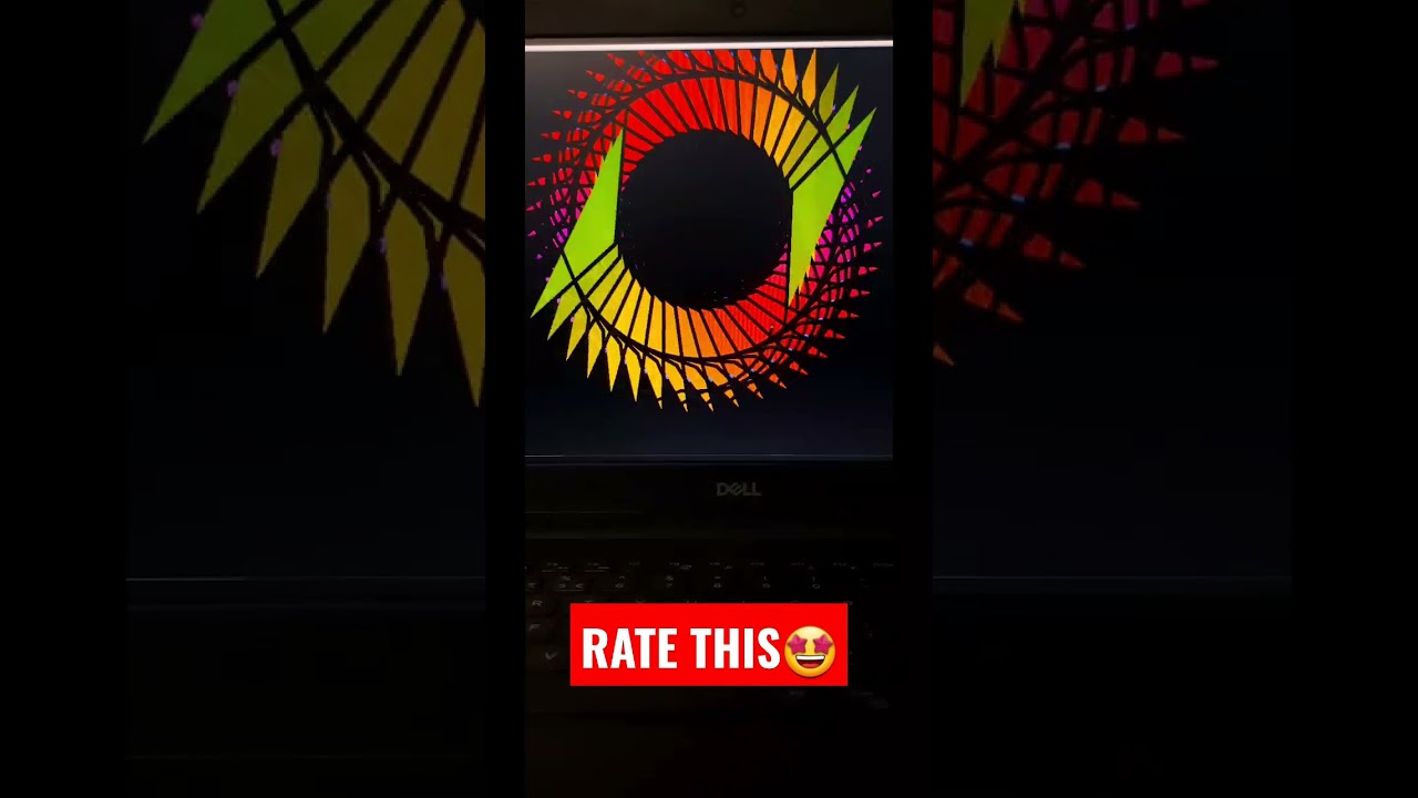 Mind Blowing animation using python turtle graphics #youtubeshorts #shorts