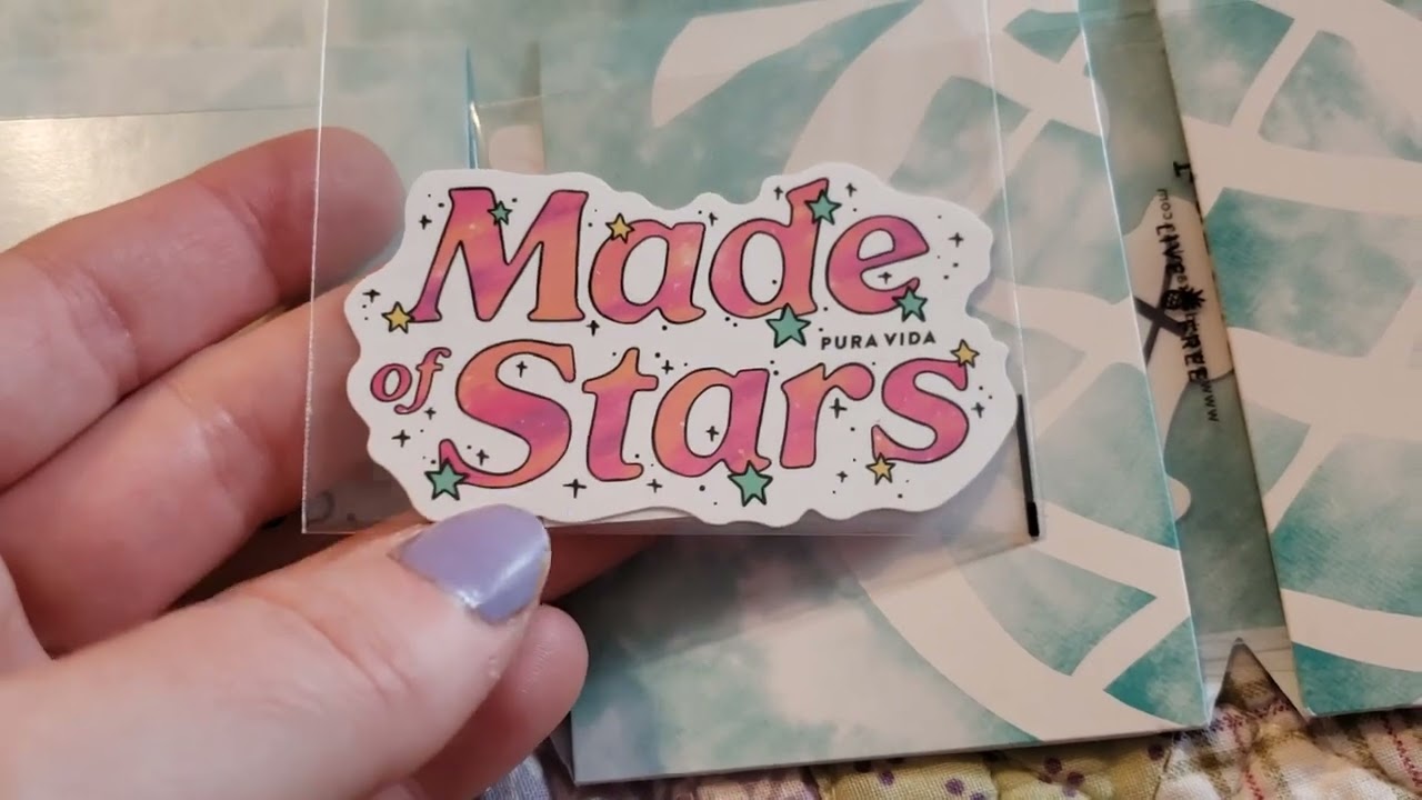 Pura Vida Sticker Haul and Unboxing - March 2022