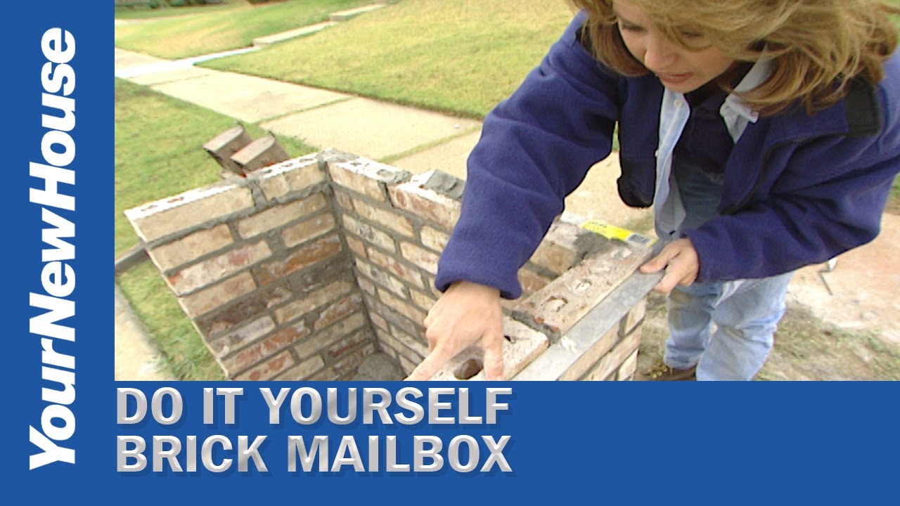Building a Brick Mailbox - Do It Yourself