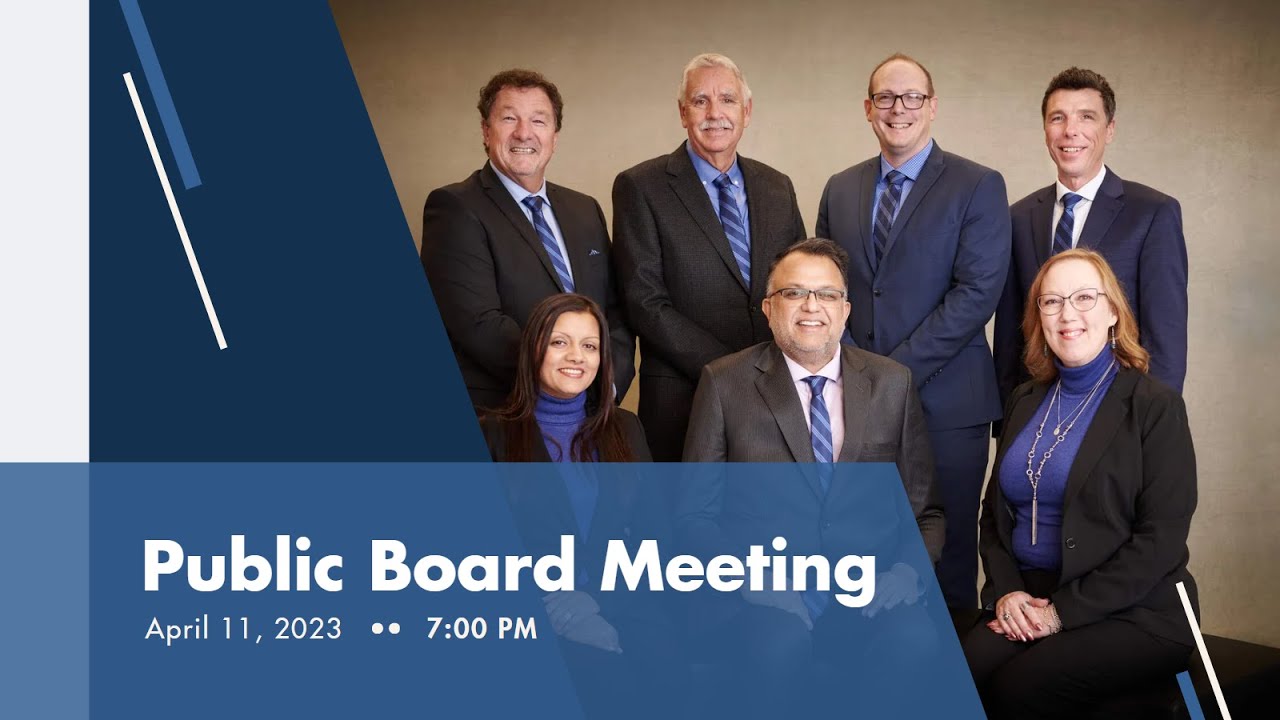 Public Board Meeting -- Apr. 11, 2023
