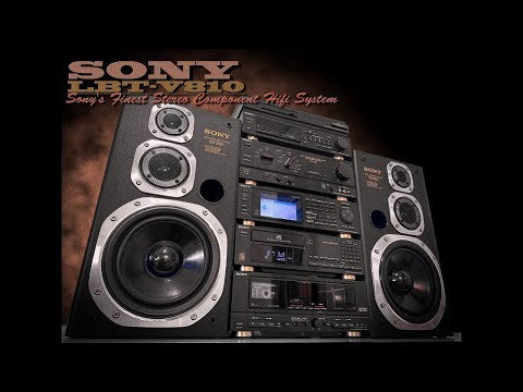 SONY LBT-V810 🌈RaRe🌈 Vintage Component Stereo System | Reverb