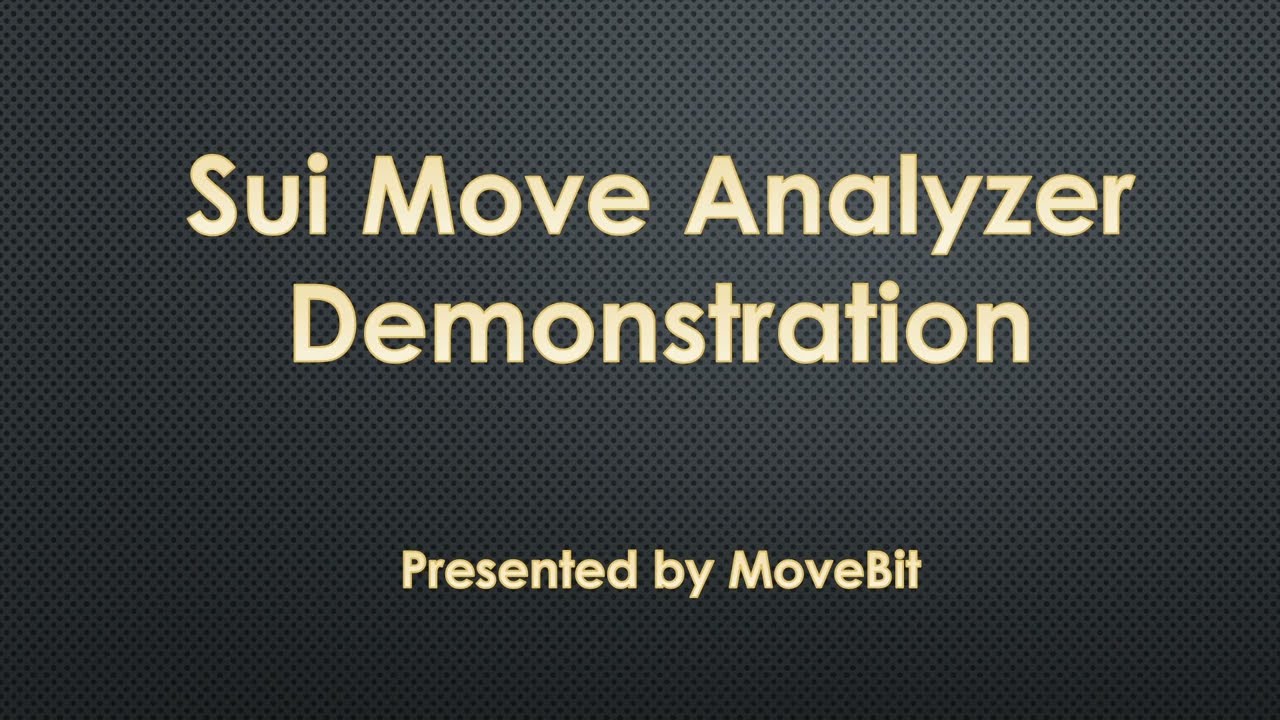 Introducing Sui-Move-Analyzer: Development Made Simple