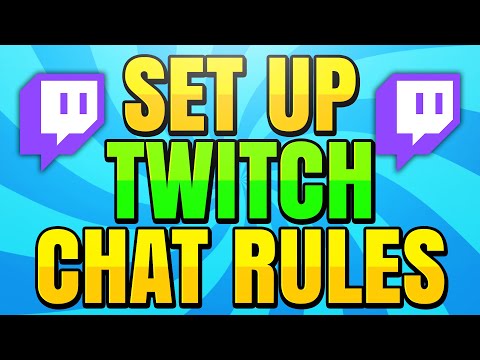 How to Setup Twitch Chat Rules