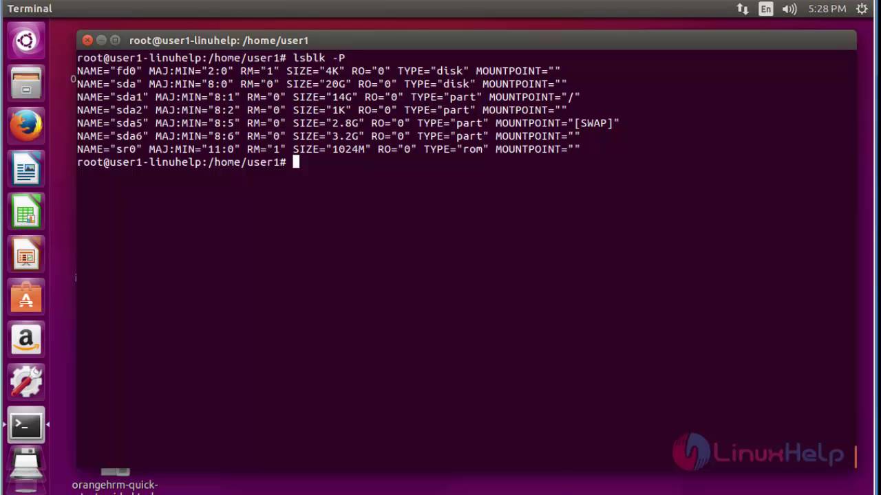 How to List Block Device Information – lsblk Command
