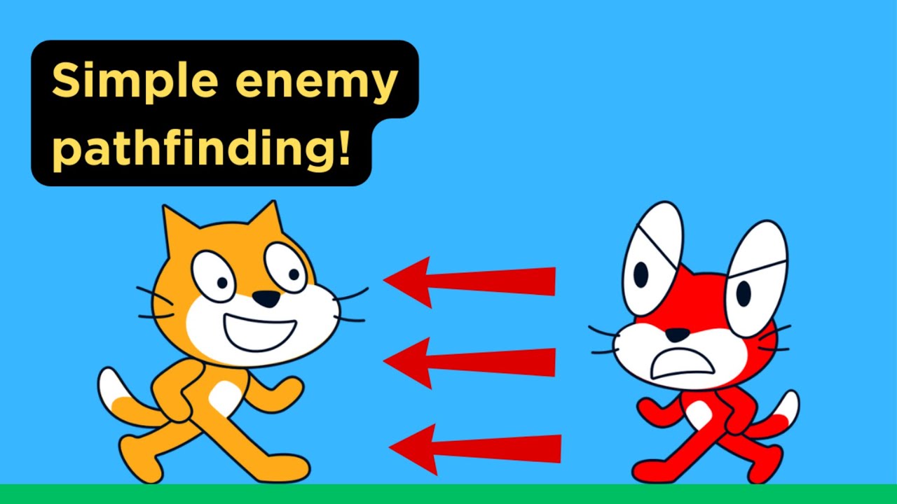 Simple Enemy Pathfinding For Your Scratch 2D Platformer!