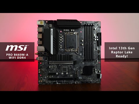 Intel 14th Gen Raptor Lake Refresh Ready! MSI PRO B660M-A WIFI DDR4 Unboxing & Overview