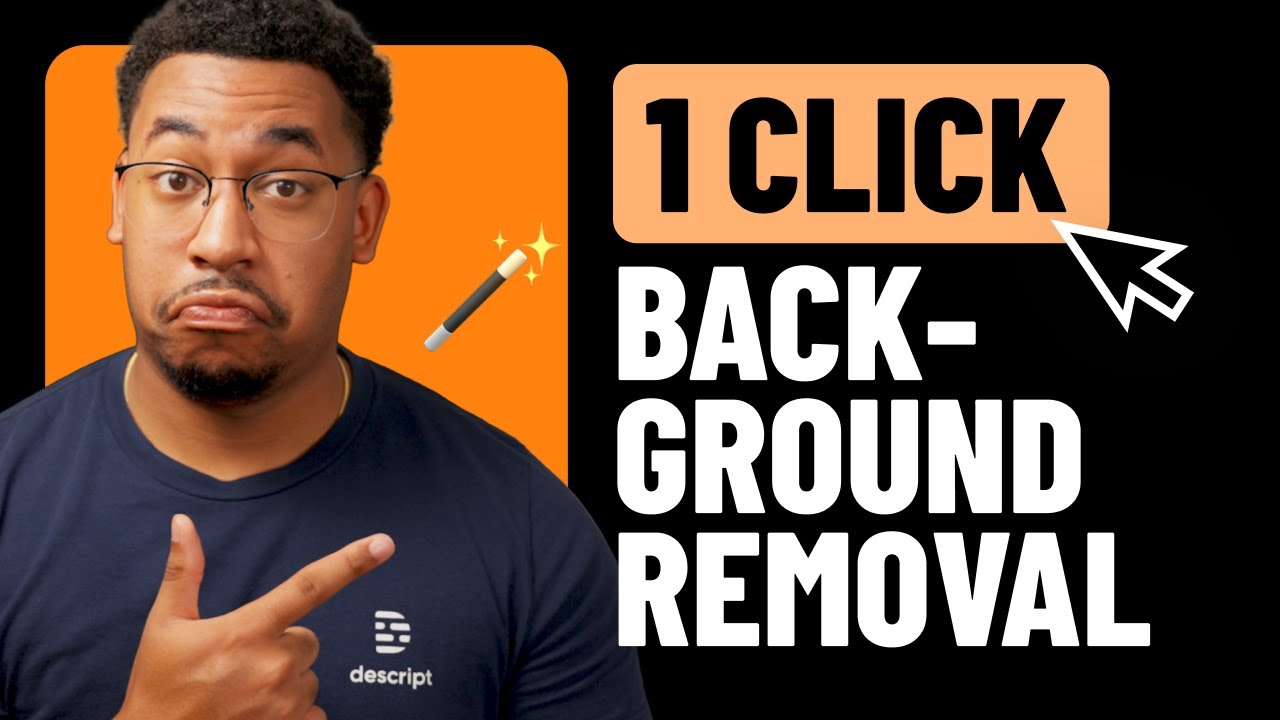 Remove Your Background in a Click of a Button | Descript's Green Screen Feature