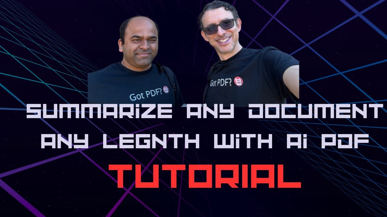 How to Summarize any document, any length with Ai PDF - TUTORIAL