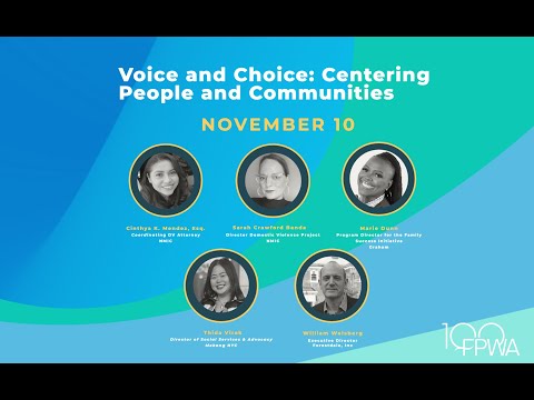 Voice and Choice: Centering People and Communities