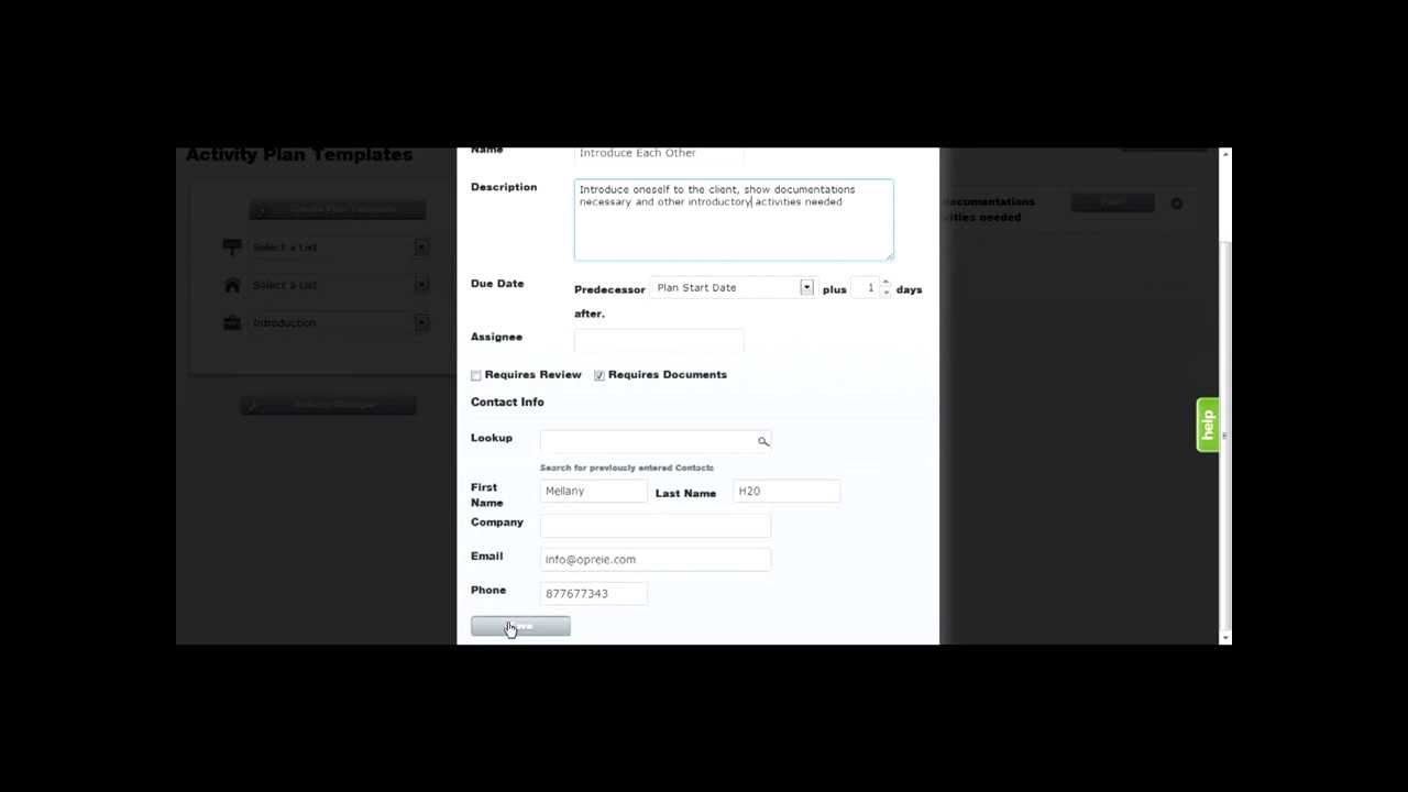 Activity Plans Part 1: Creating Templates