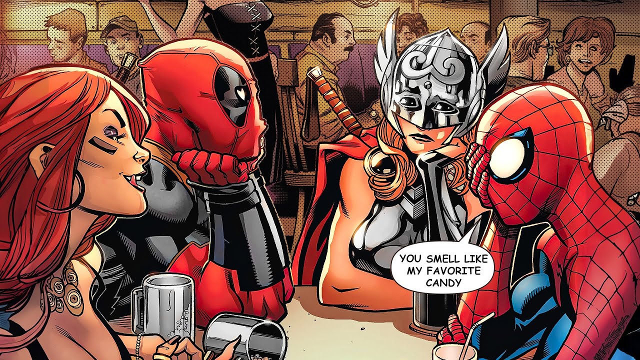 Deadpool & Spider-Man Double Date!
