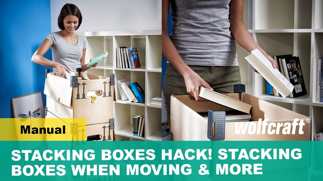 Stacking Boxes Hack! Stacking Boxes When Moving & Organising Your Home
