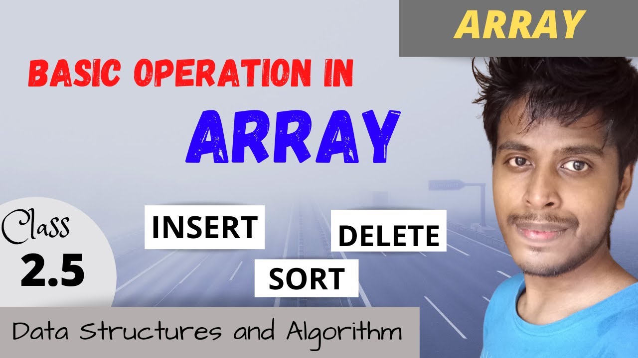 Array Operations | Insert, Delete, Sort | Data Structure | Software Career