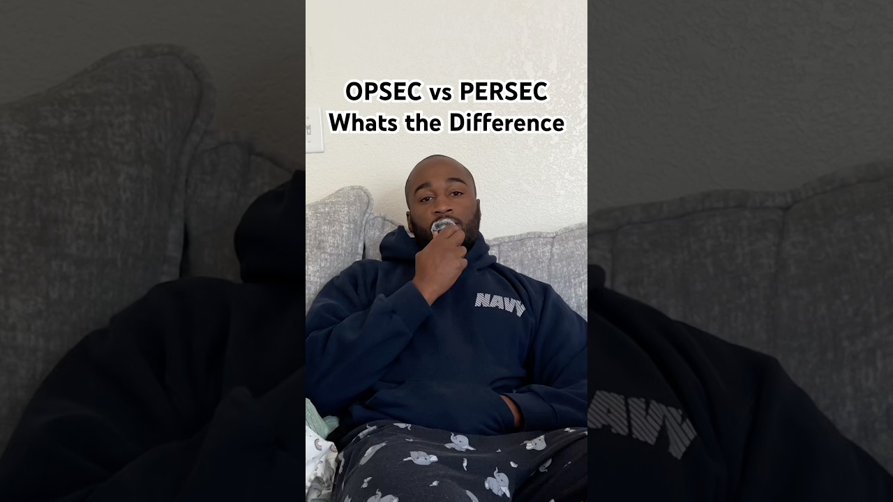 OPSEC protects the mission. PERSEC protects you. Overshare one and you might end up a safety brief