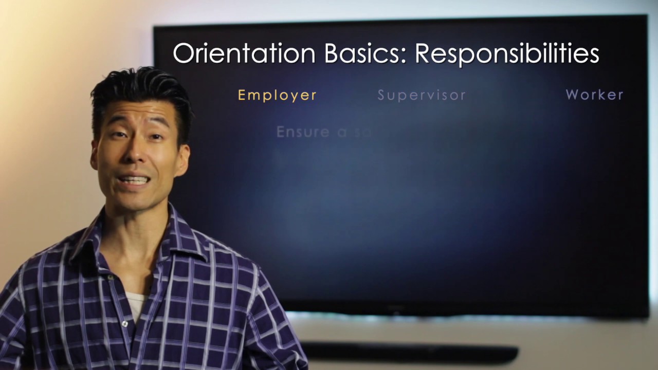 General Orientations: Responsibilities