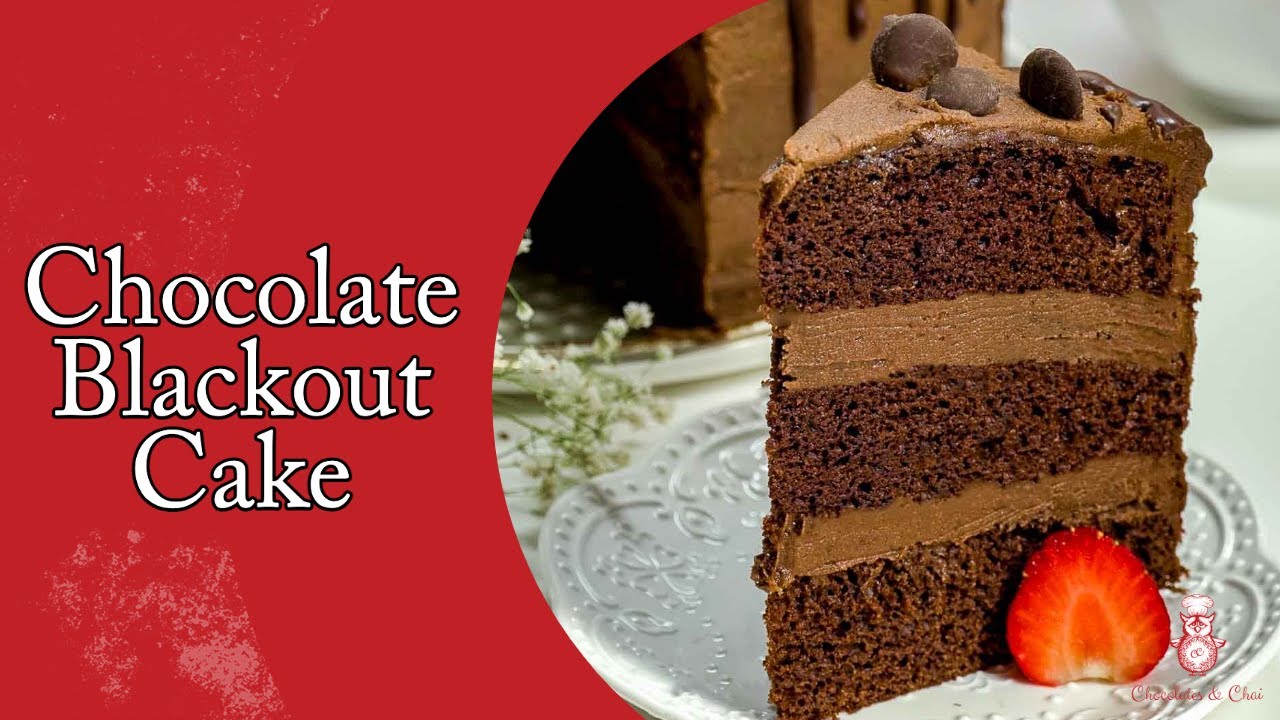 Chocolate Blackout Cake (you deserve this!)