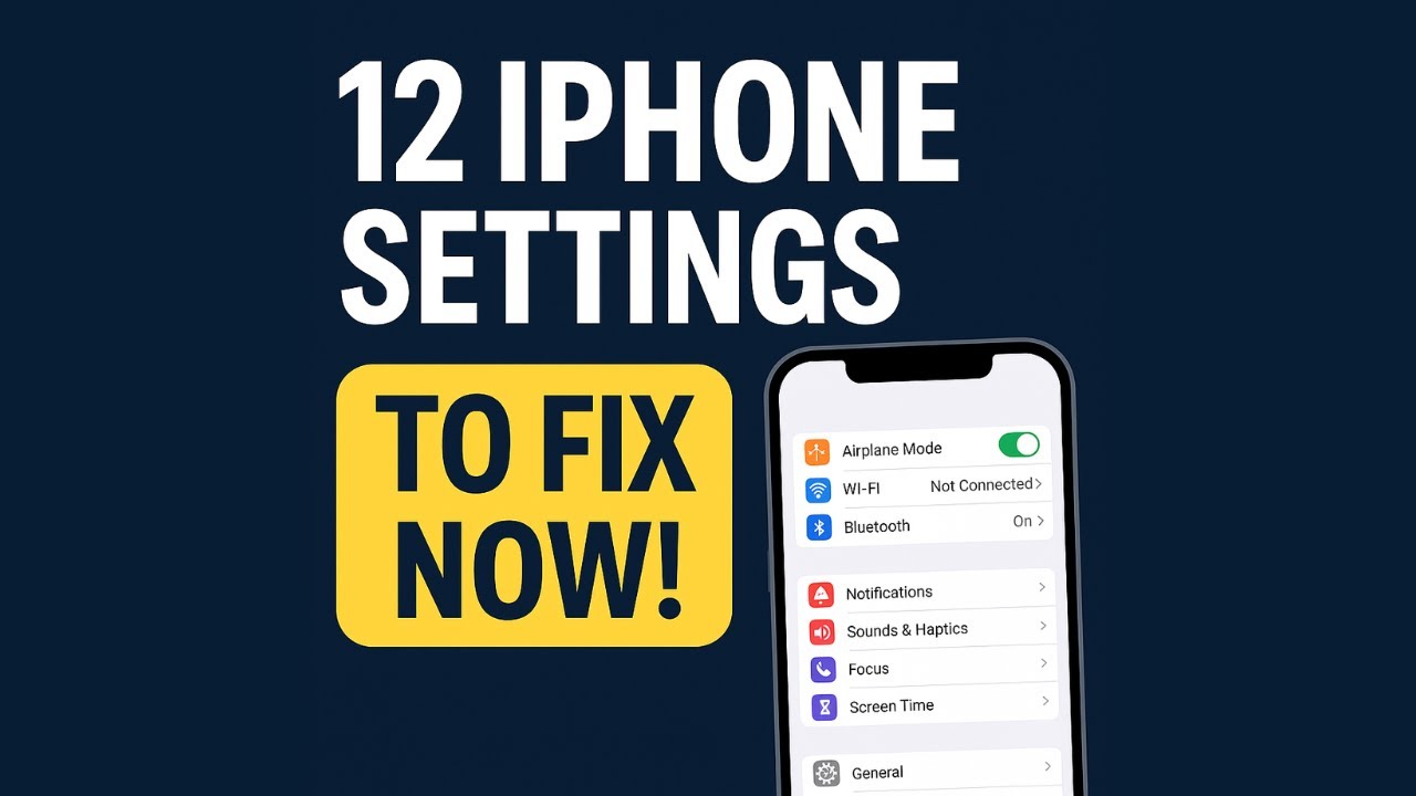 12 iPhone Settings Seniors Should Change Immediately