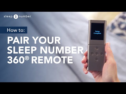 How To Pair Your Sleep Number 360® Remote | 5 Button Guide