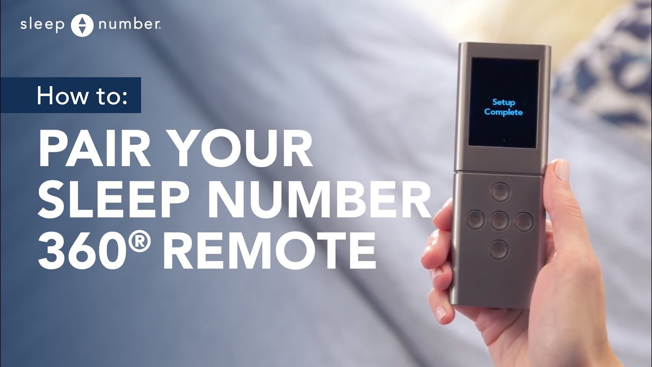 How To Pair Your Sleep Number 360® Remote | 5 Button Guide