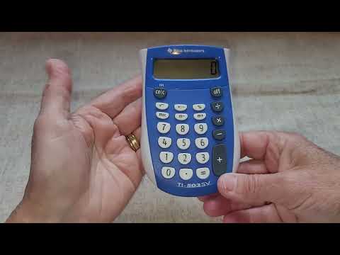 TI - 503SV Standard Function Calculator Review - Large Easy To Read Display