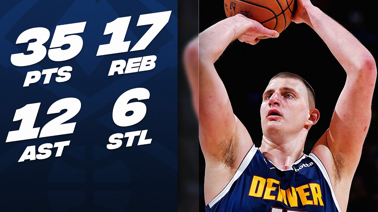 Comeback de 17 points et triple double de Nikola Jokic