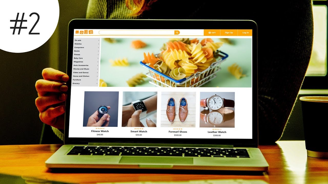 #2 How To Make ECommerce Website Using HTML CSS And Bootstrap Step By Step