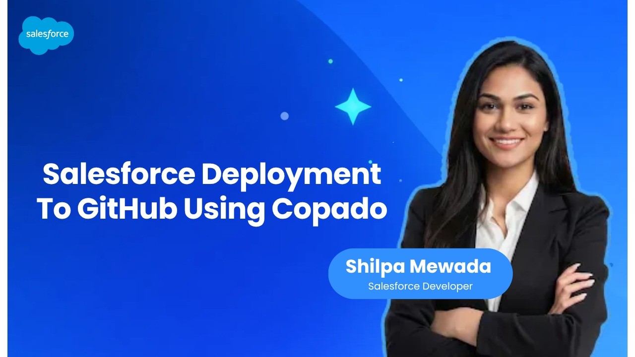 Salesforce Deployment to GitHub Using Copado