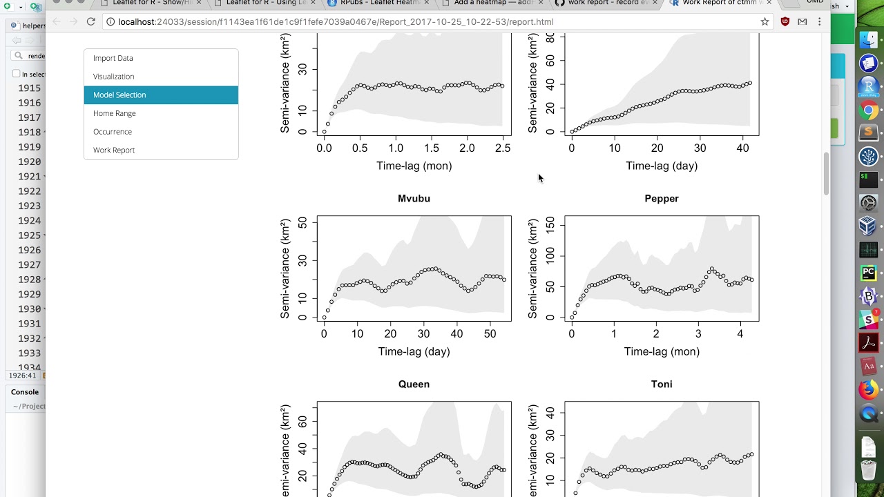 work report, save/load session