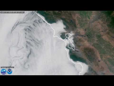 GOES-17 Karl the Fog 2020-07-12 - 2020-07-20