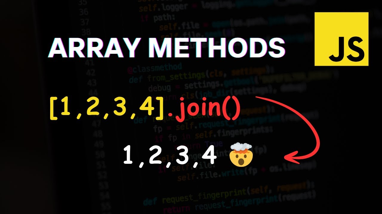 JavaScript Array.join() Method Explained | Join Array Elements into a String